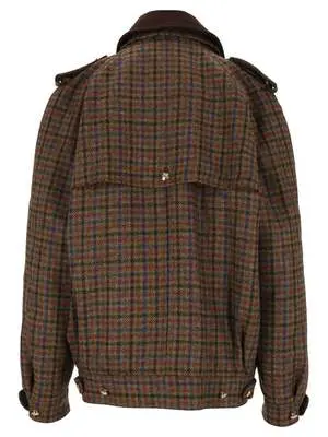 BLAZÉ MILANO Amandira Checked Wool Jacket