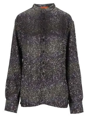 Missoni Oversized Shirt With Sequin Appliqu - Multicolor