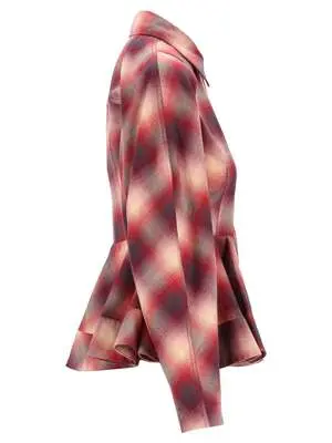 GANNI Checked Flannel Shirt