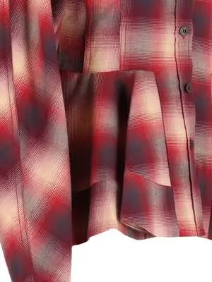 GANNI Checked Flannel Shirt