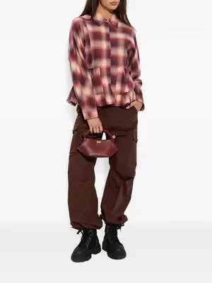 GANNI Checked Flannel Shirt