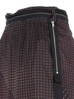 MAISON MARGIELA Paisley Print Midi Pencil Skirt