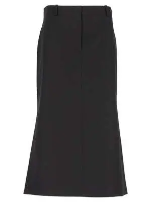 Fendi Grain De Poudre Skirt - Black