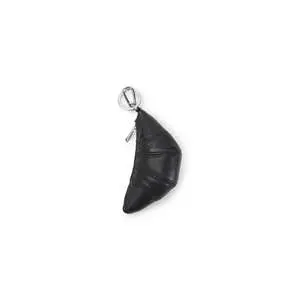 LEMAIRE Mini Croissant Key Ring - Black