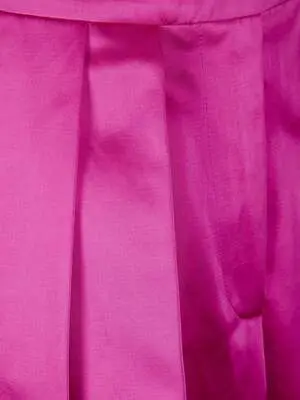 Dries Van Noten Wide Leg Pleated Trousers