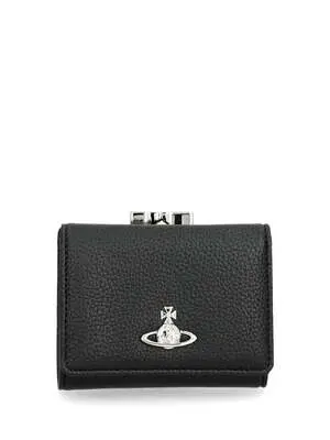 VIVIENNE WESTWOOD Small Wallet With Frame - Black