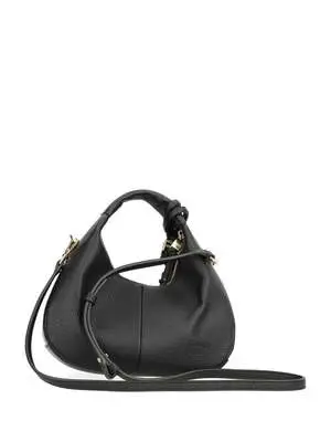 GANNI Mini Shoulder Bag With Grained Finish