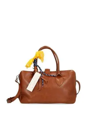 GOLDEN GOOSE Medium Leather Vita Bag - Brown