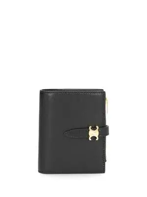 Celine Bi-fold Card Holder - Black