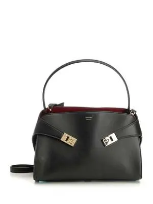 FERRAGAMO Hug Soft Shoulder Bag - Black