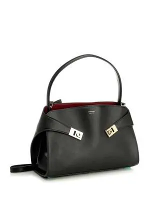 FERRAGAMO Hug Soft Shoulder Bag - Black