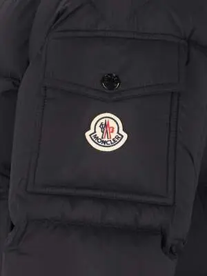 Moncler Maya 70 Short Down Jacket With Hood - Black