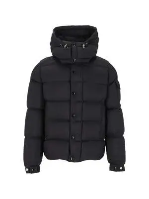 Moncler Maya 70 Short Down Jacket With Hood - Black