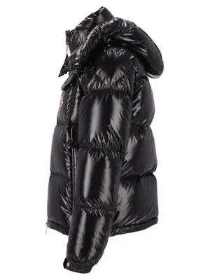 Moncler Montbeliard Short Down Jacket With Hood - Black