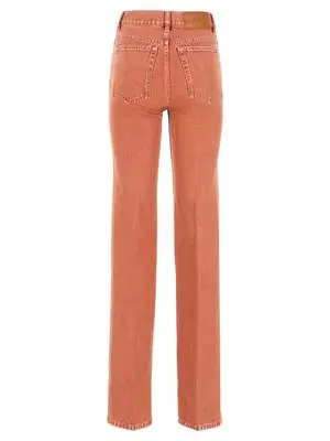 Chloé High Waisted Straight Leg Jeans