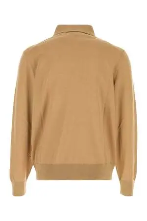 BOSS Camel Wool Polo Shirt