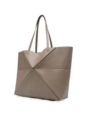 Loewe Puzzle Fold Large Leather Tote - Multicolor