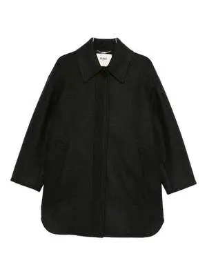 Fendi Wool Midi Coat - Multicolor