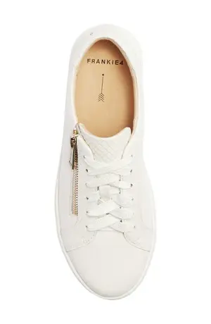 FRANKIE4 Billie Ii Leather Sneakers With Side Zip