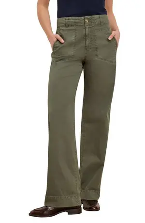 NIC+ZOE Highland Stretch Straight Leg Pants - Briar