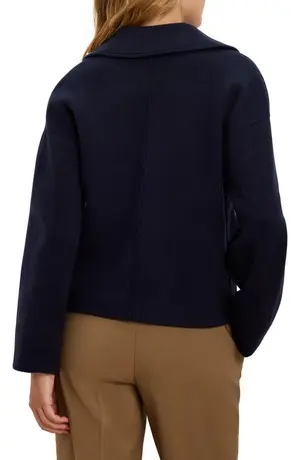 NIC+ZOE Cool Nights Knit Jacket - Dark Indigo