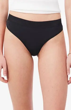 Lacoste Solid Thong - Noir