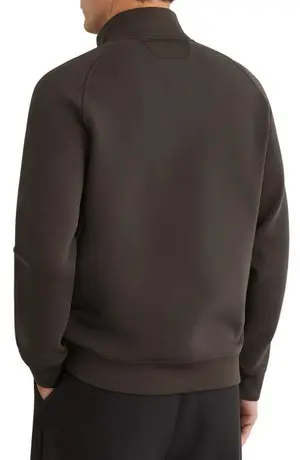 REISS Calvorn Quilted Hybrid Jacket