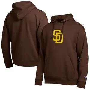 Champion San Diego Padres All Star Embroidered Logo Hoodie - Brown