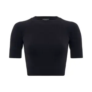 HEART AND SOUL Black Infinity Activewear Crop Top
