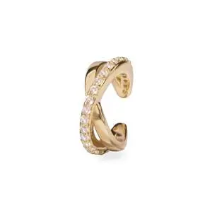 ZOHREH Topaz Crossover Ear Cuff 14k Vermeil - Gold