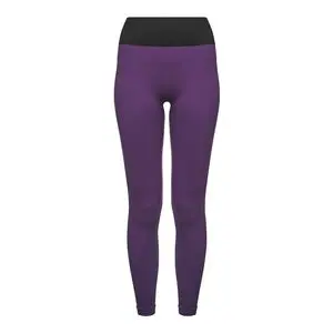 HEART AND SOUL Dark Brb High-waisted Activewear Leggings - Purple/black