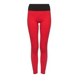 HEART AND SOUL Red / Black Bright Brb High-waisted Activewear Leggings