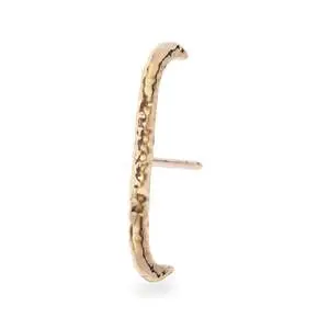 ZOHREH Hammered Suspender Earring 14k Vermeil - Gold