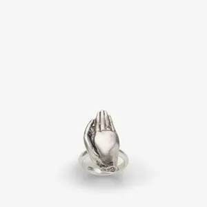 Fendi Mano" Ring - Silver