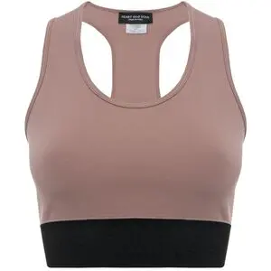 HEART AND SOUL Neutrals / Dove Grey/ Brb Activewear Top - Black