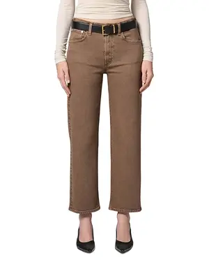 Citizens Of Humanity Palma High Rise Straight Jeans - Cocoa