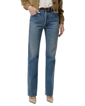 Citizens Of Humanity 90s French High Rise Straight Jeans - Dirty Martini