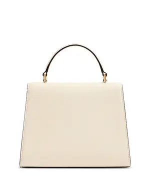 Valentino Garavani Small Leather Top Handle Bag - Light Ivory