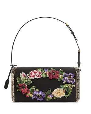 Valentino Garavani Devain Vlogo Small Embroidered Shoulder Bag