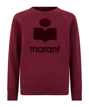 Isabel Marant Étoile Crewneck Sweatshirt With Graphic Logo