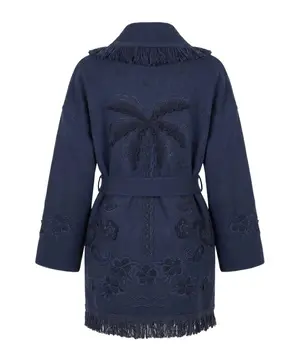 Alanui Nature In Bloom Belted Cardigan