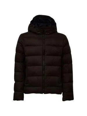 FAY Quilted Down Jacket - Brown