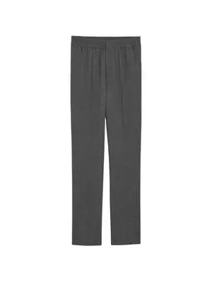 AMI Paris Tailored Wool Trousers - Grey