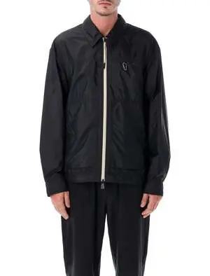 Moncler Lightweight Zip Front Jacket - Nero