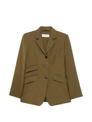Max Mara Tailored Blazer Jacket - Kaki