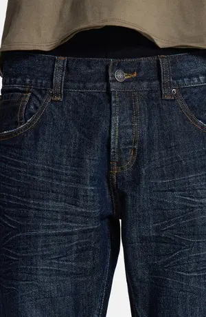 JADED LONDON Coated Jude Flare Leg Jeans