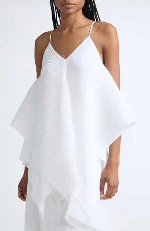 JW Anderson Pleated Handkerchief Hem Camisole