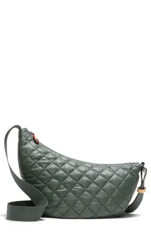 Mz Wallace Small Metro Smile Quilted Nylon Crossbody Bag