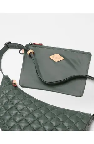 Mz Wallace Small Metro Smile Quilted Nylon Crossbody Bag