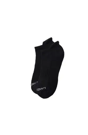 LANDS' END 3-pack Half Cushion Sport Low Cut Socks - Black